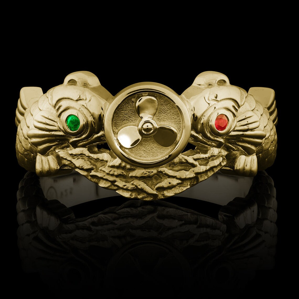 Navy Machinest Mate Ring - Etsy