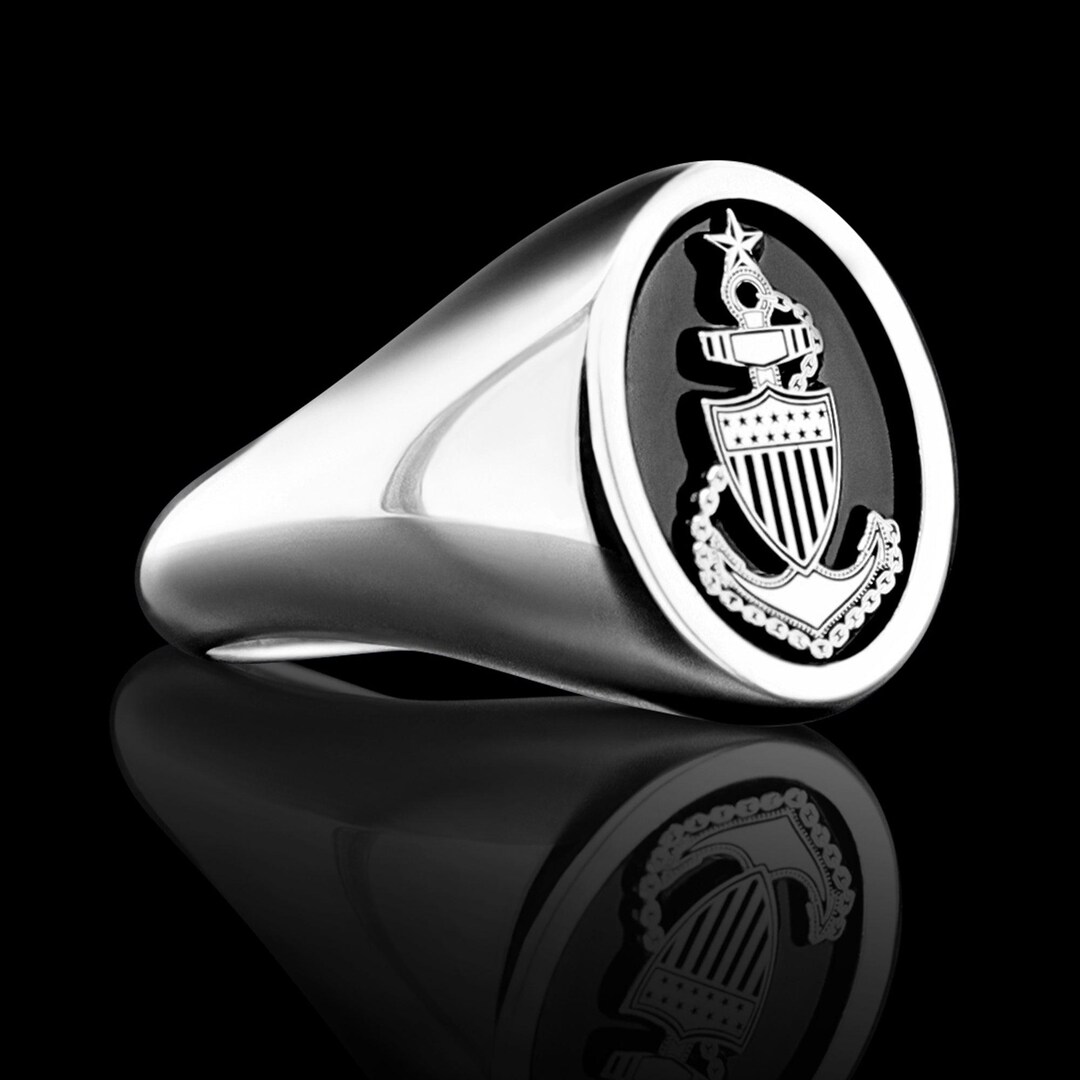 Uscg Senior Chief Petty Officer Ring - Etsy