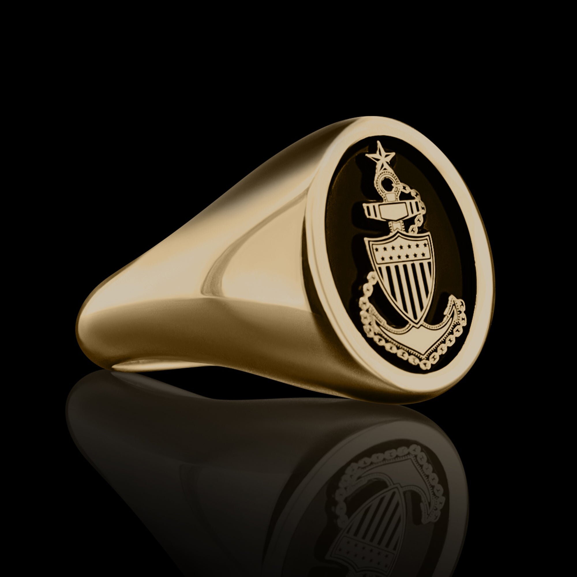 USCG Senior Chief Petty Officer Ring - Etsy