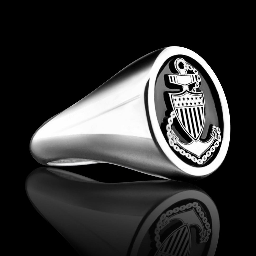 Uscg Chief Petty Officer Ring - Etsy