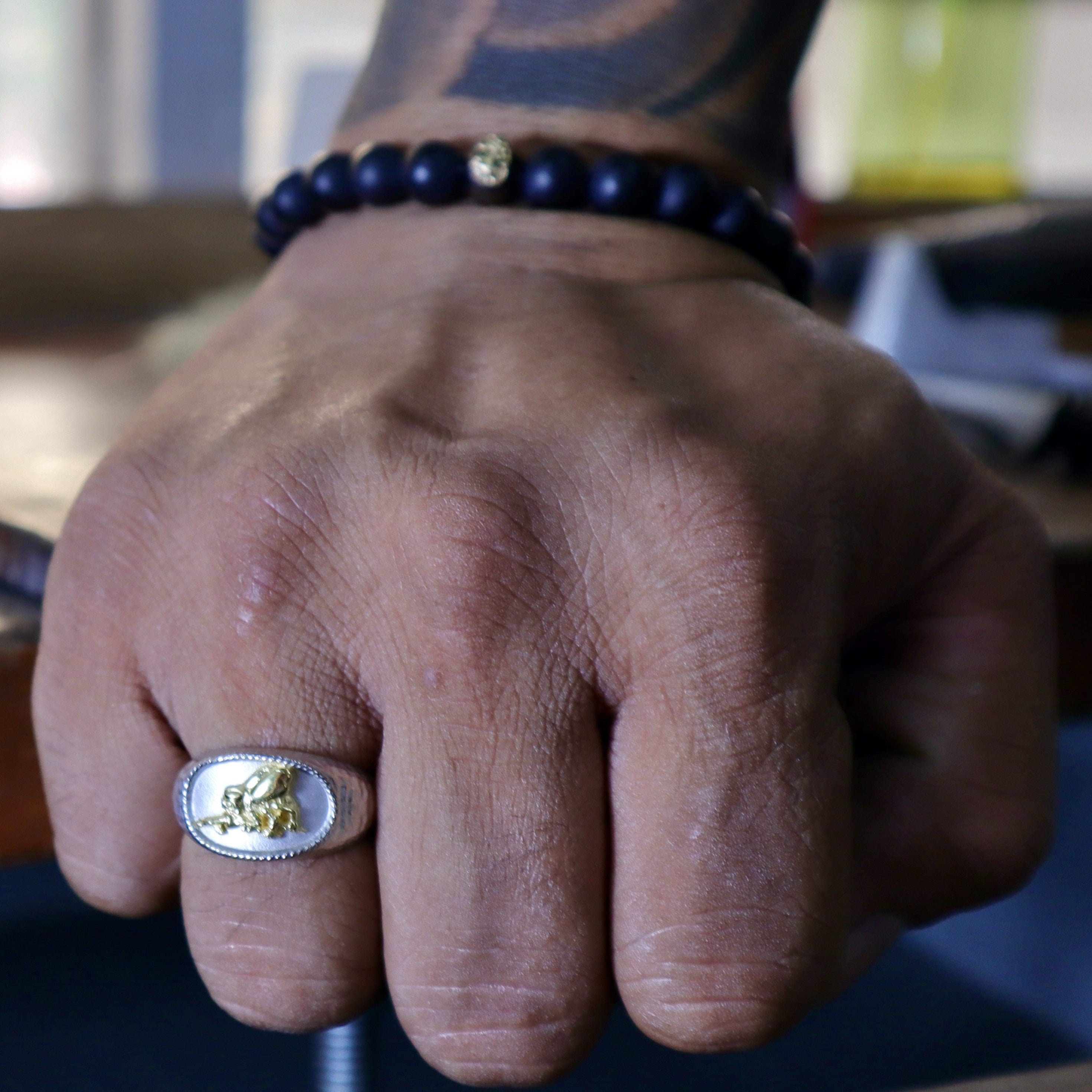 Navy Seabee Ring - Etsy