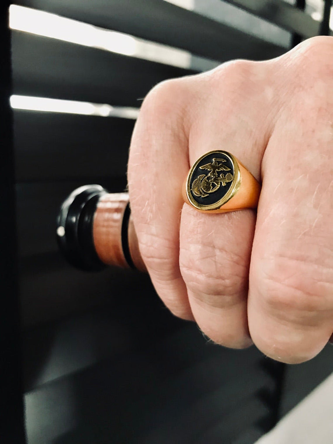 Marine Corps Signet Ring - Etsy