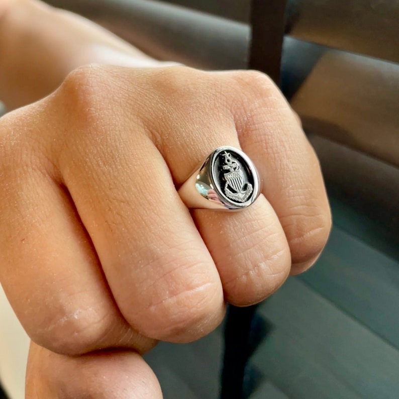 USCG Senior Chief Petty Officer Ring - Etsy