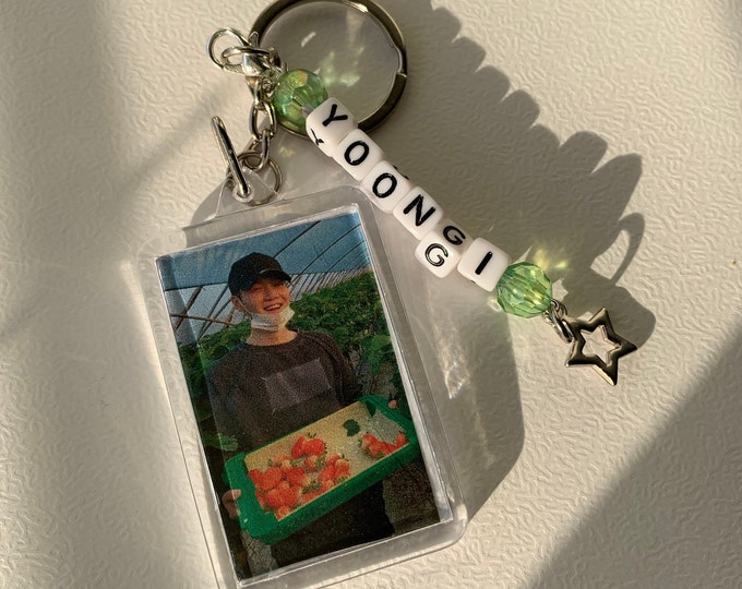 Yoongi SUGA Keychain (double Sided) - BTS - Etsy