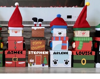 Snowman Gift Box | Etsy