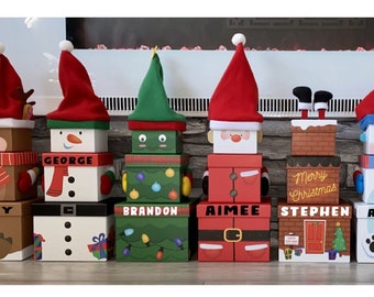 Snowman Gift Box | Etsy