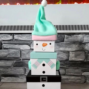 Kids Christmas Eve Box Personalised Customised Stacking Gift Boxes ...