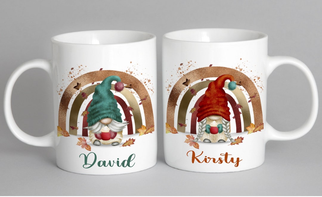 Christmas Personalised Gonk Gonks Autumn Hot Chocolate Kids Son ...