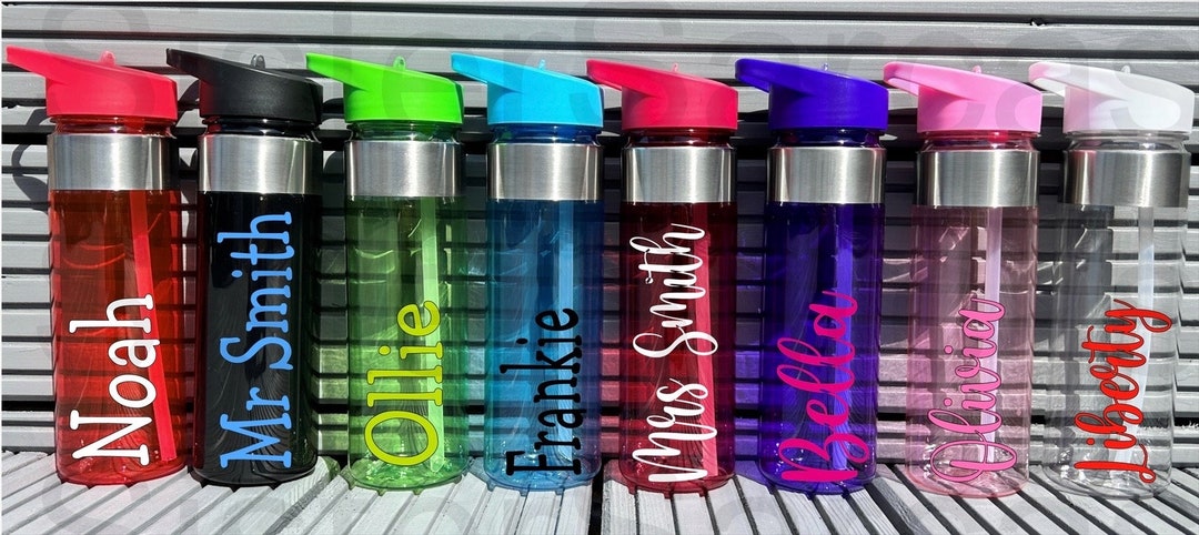 550ml Personalised Water Bottle Kids Water Bottle Back to School Bottle ...