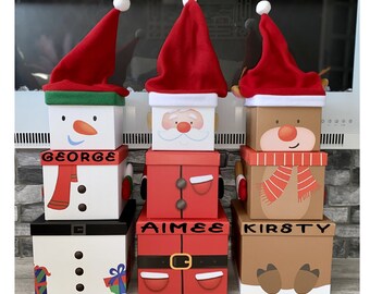 Snowman Gift Box | Etsy