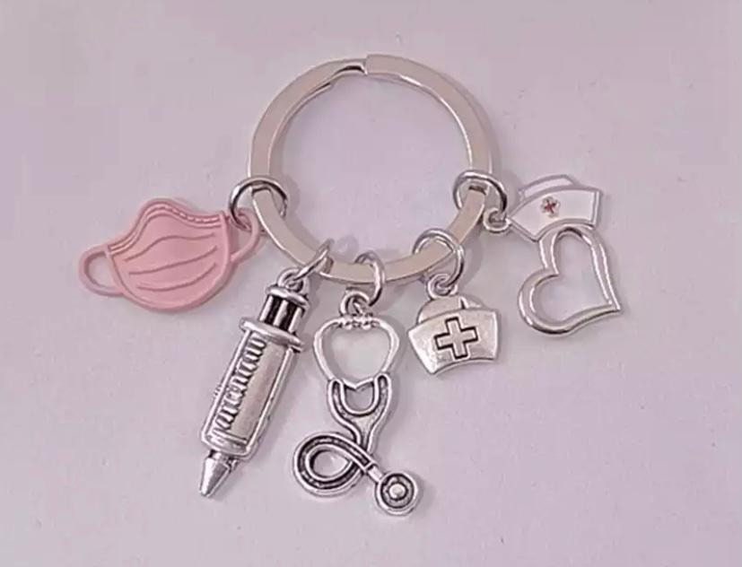 Nurse Keyring Keychain Novelty NHS Love Careworker Caregiver - Etsy