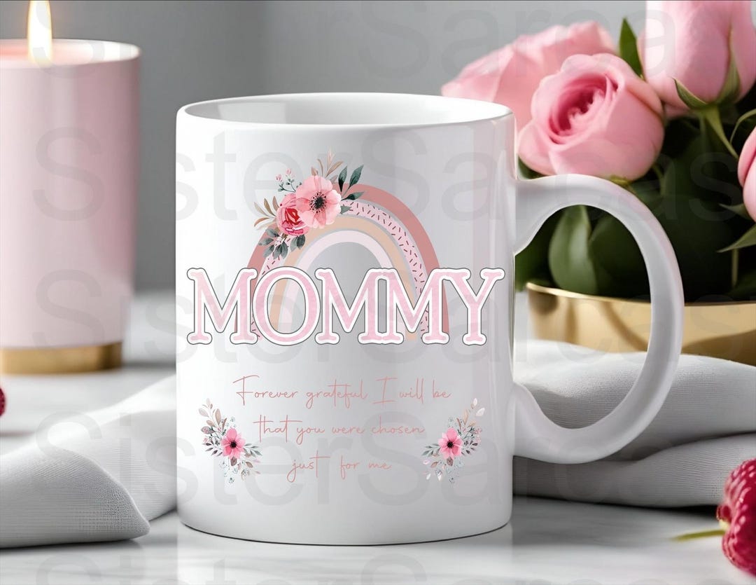 Mommy Forever Grateful Pink Floral - Mother’s Day Gift - Mommy Gift ...
