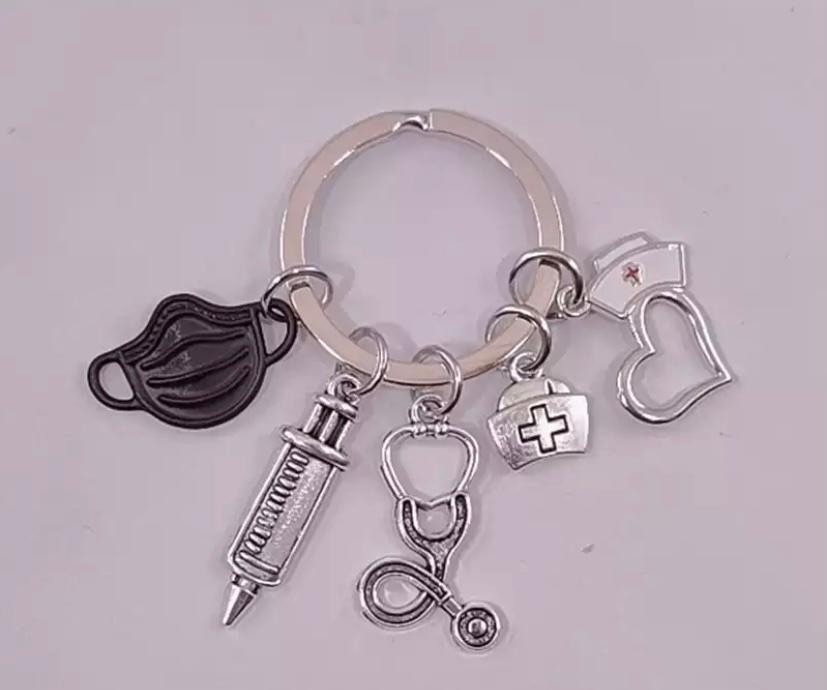 Nurse Keyring Keychain Novelty NHS Love Careworker Caregiver - Etsy