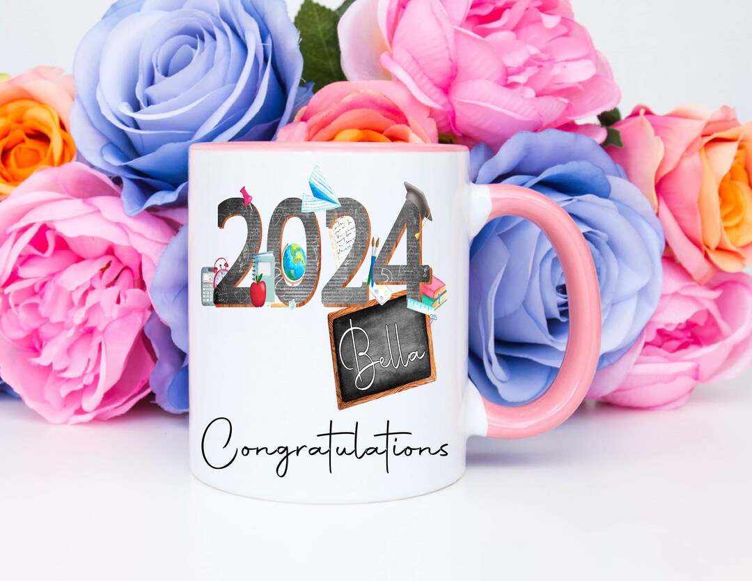 2024 Graduation School Leavers Personalised Gift Cup Mug ...