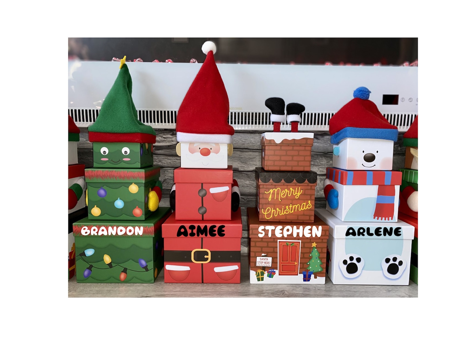 Kids Christmas Eve Box Personalised Customised Stacking Gift - Etsy