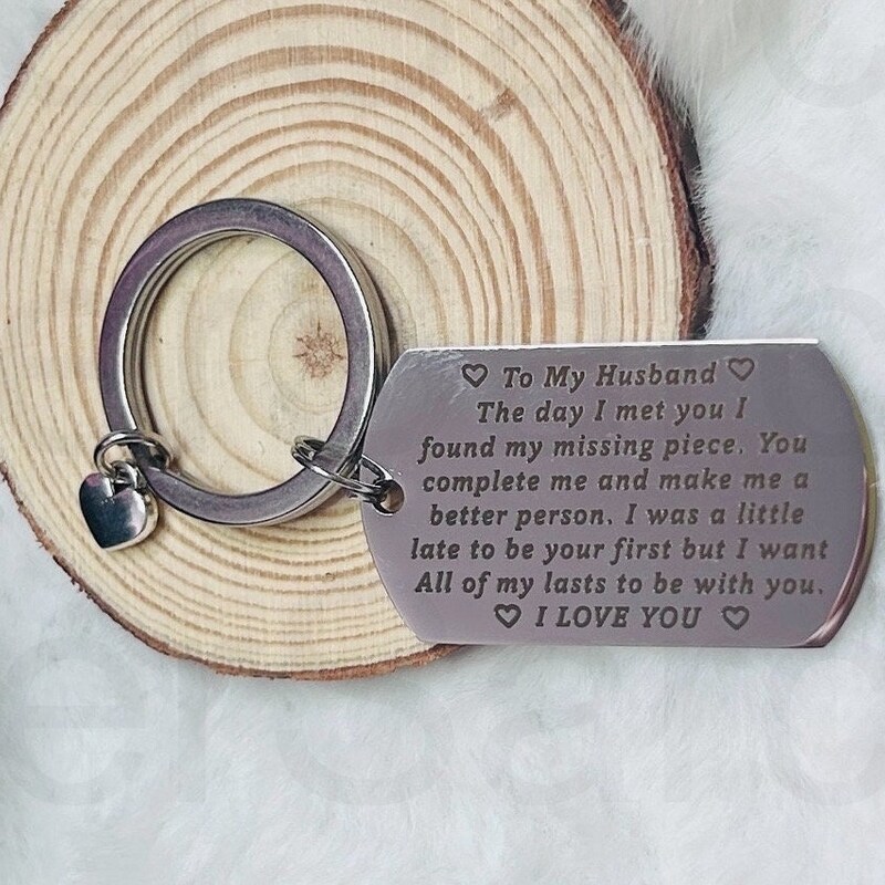 Husband Keychain - Etsy