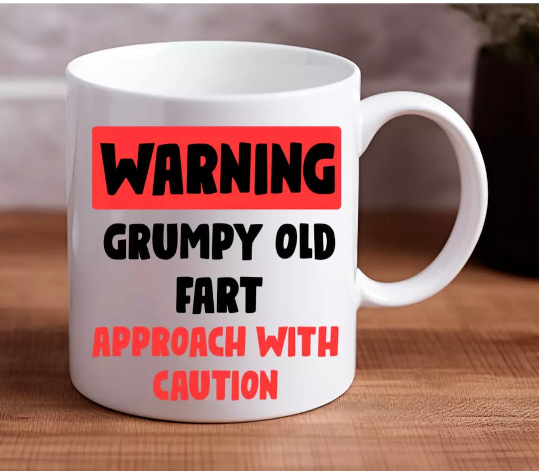 Personalised Grumpy Old Fart Mug | Father’s Day Christmas Birthday ...
