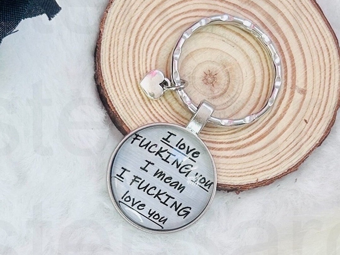 Rude Keyring, Keychain, Gift, Present, Girlfriend, Boyfriend, Husband ...