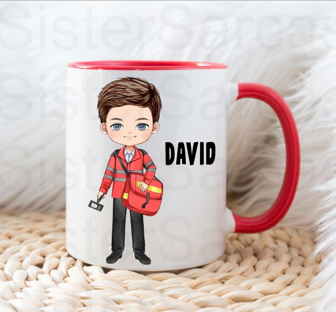 Personalised Postman Postie Christmas Birthday Gift Present Cup Mug ...