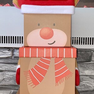 Kids Christmas Eve Box Personalised Customised Large Stacking Gift ...