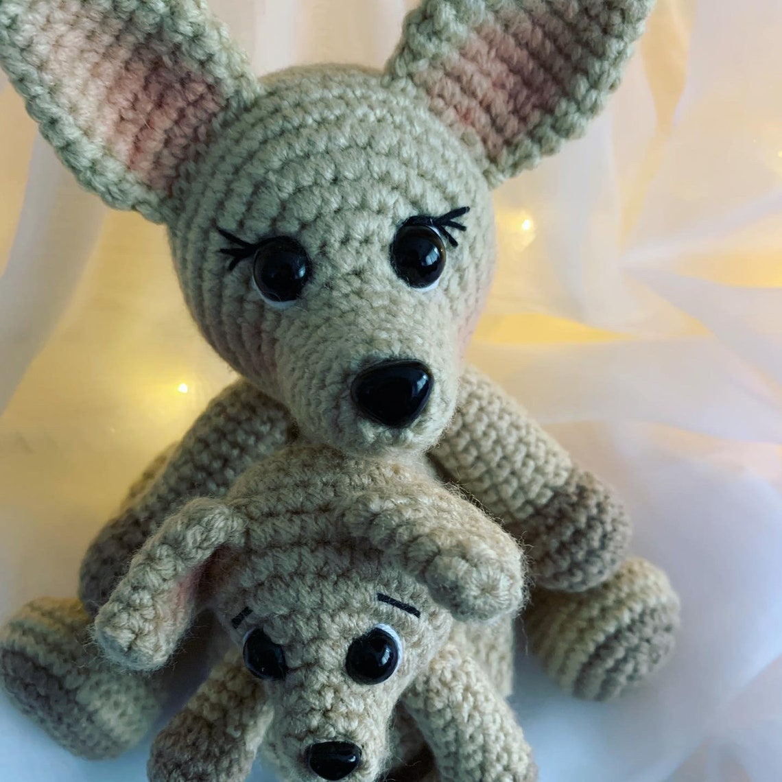 Kangaroos pattern FR/EN | Etsy