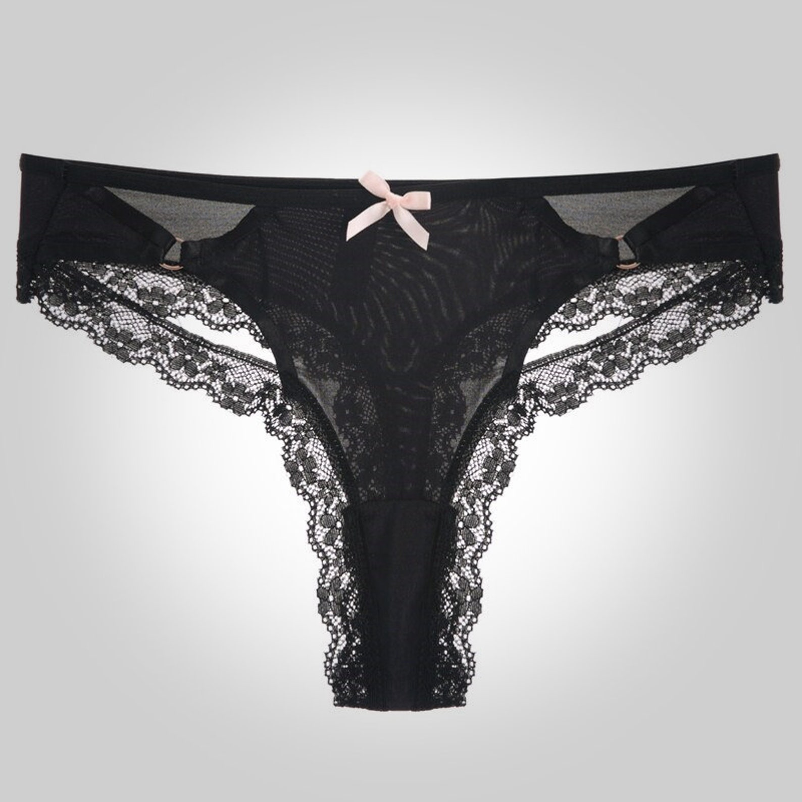 Sexy lace panties female G-string underwear lady solid | Etsy