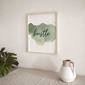 Watercolor Custom Printable, Your Words Here Digital Print, Sage Green ...