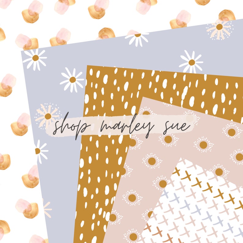 Boho Scrapbooking Paper Printable, Pink Decorative Craft Paper ...