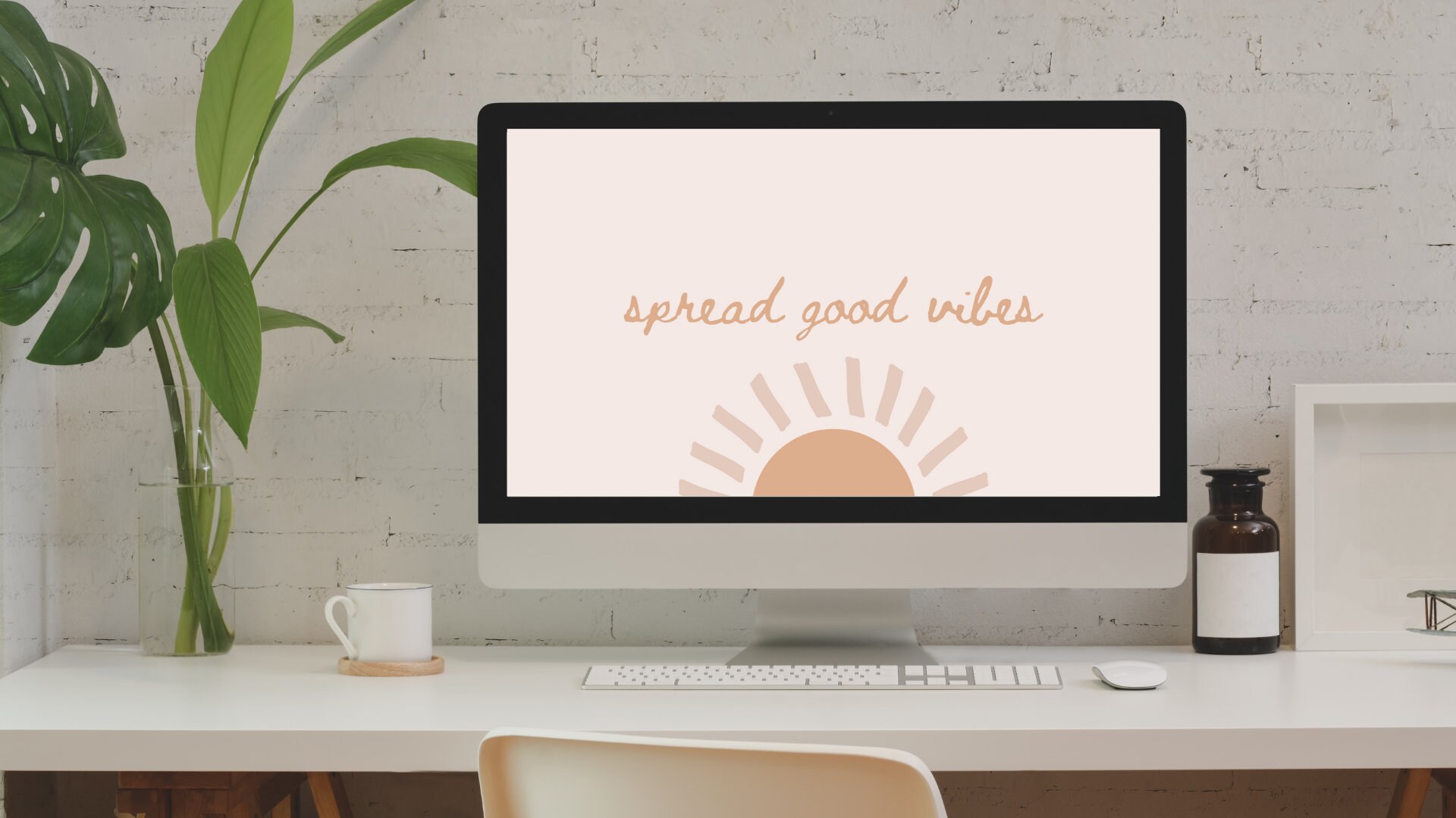 20 Boho Sun Desktop Wallpapers, Pink Digital Wallpapers, Digital Laptop ...