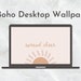28 Boho Christmas Desktop Wallpapers, Pink Holiday Wallpapers, Digital ...