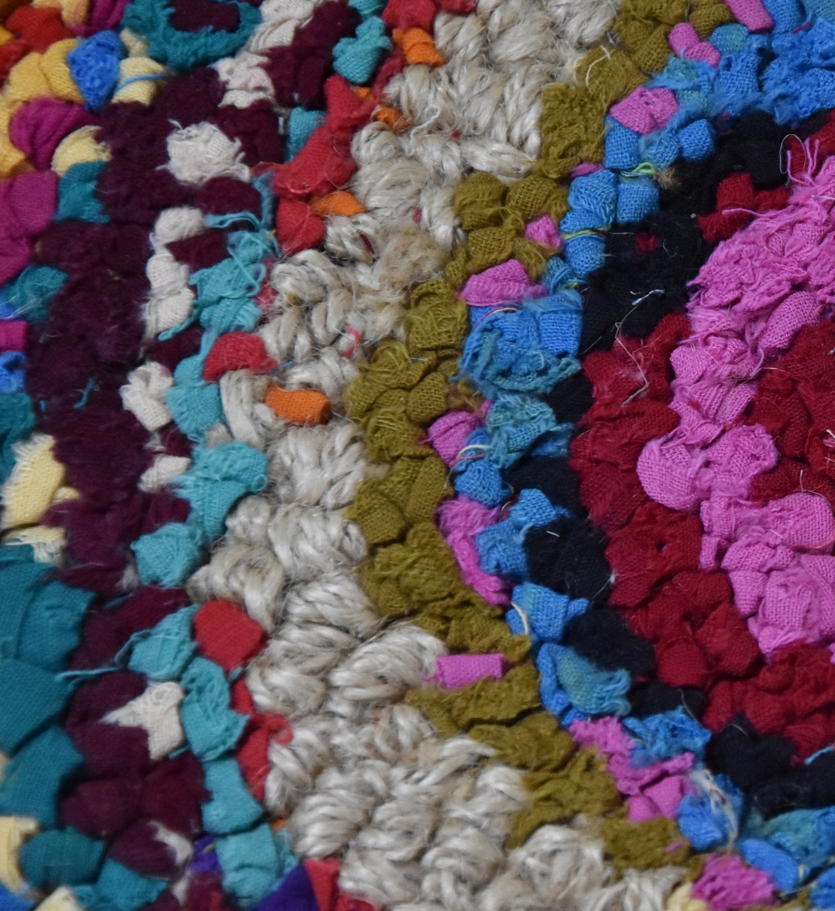 URBAN86 Hand Made Tufted Jute and Chindi Rug (july Special ) - Etsy