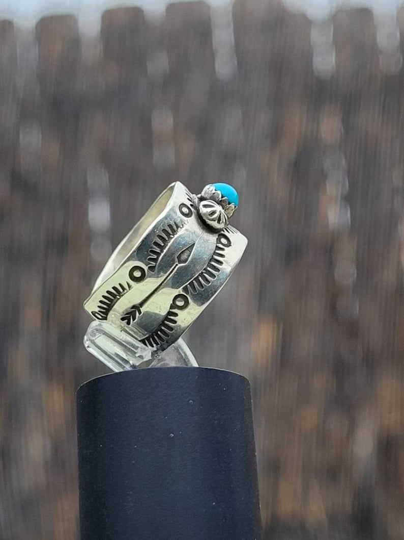 Freddy Platero Sleeping Beauty Turquoise Ring - Etsy