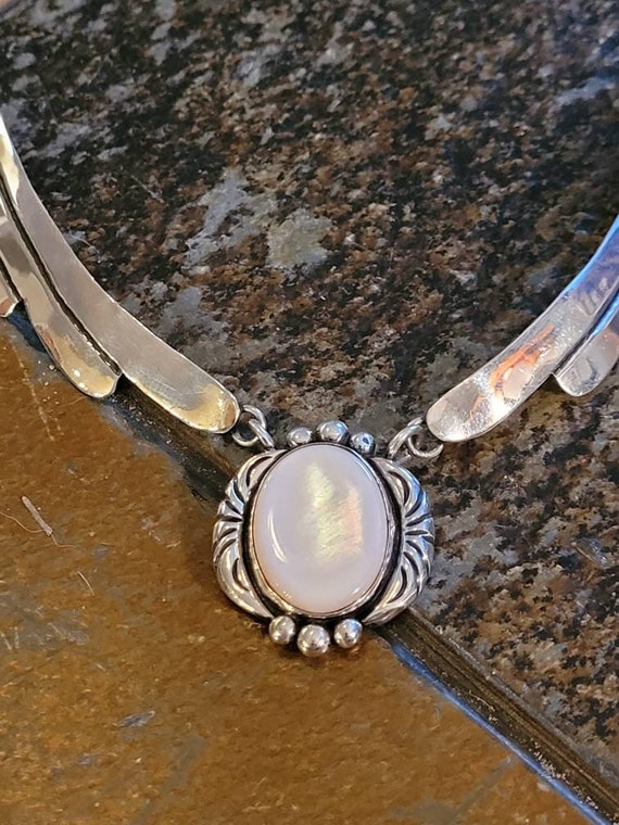 Vintage pink shell necklace - Gem