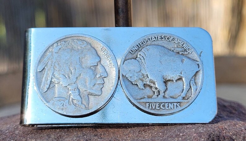 Buffalo Nickel Money Clip - Etsy