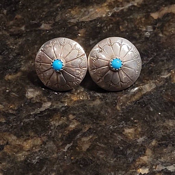 Concho Earrings - Etsy