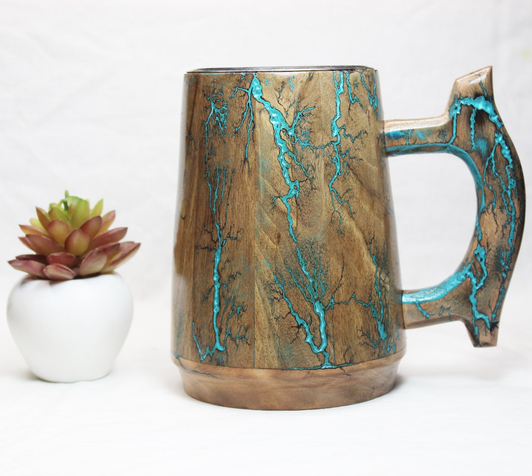 Personalized Wooden Beer Mug Set: Groomsmen Gift - Etsy