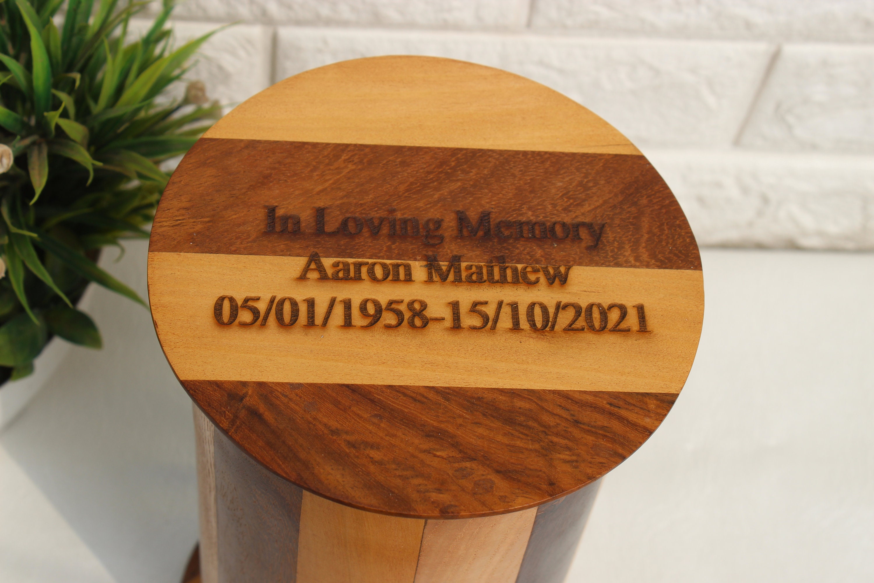 Personalised Wooden Cremation Urn Urns for Ashes Cremation - Etsy