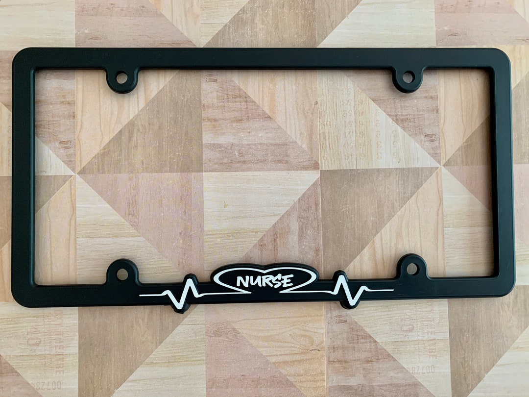 Nurse License Plate Frame - Etsy