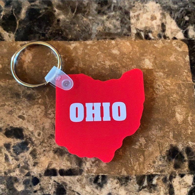 Buckeye Keychain - Etsy