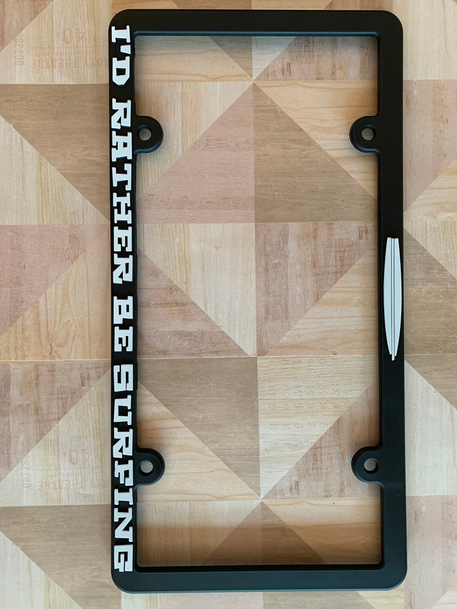 Surfing Raised License Plate Frame - Etsy