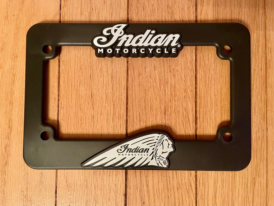 Indian Motorcycle Plate Frame - Etsy