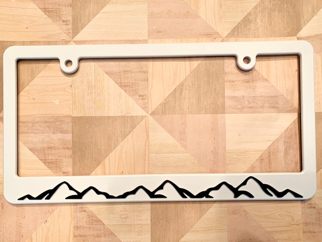 Mountains Plate Frame - White - Etsy