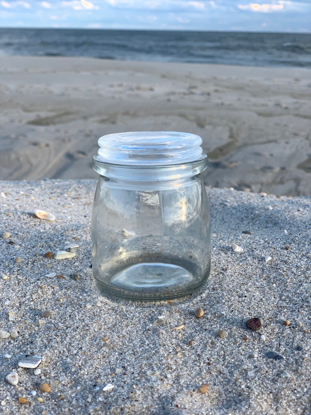 Storage Jar With Airtight Seal and Glass Top | Unlabeled & Stylish ...