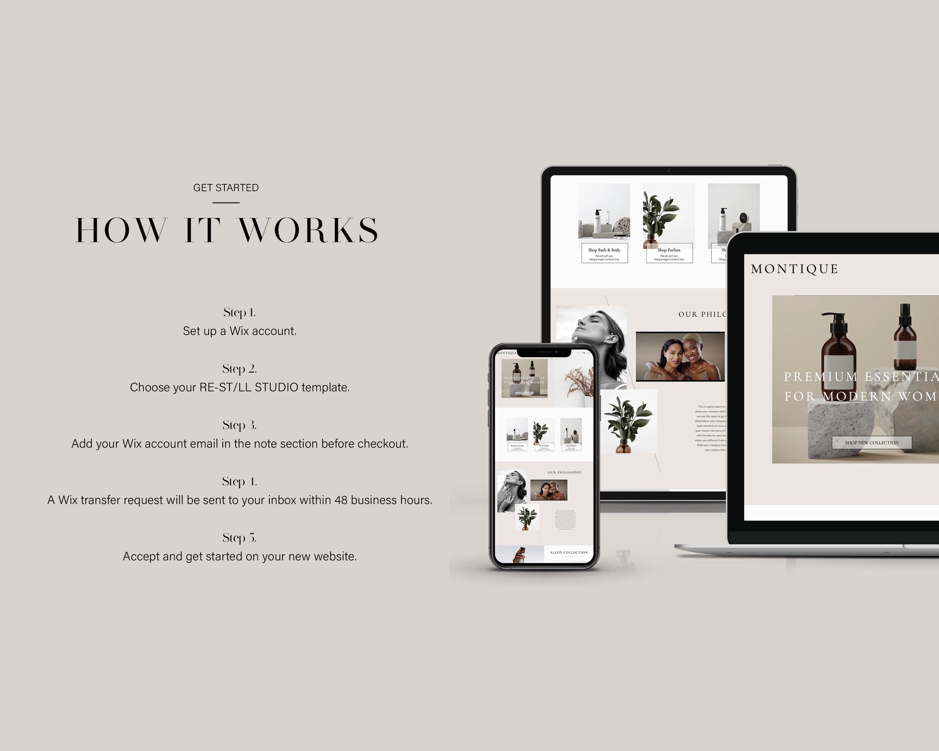 Wix Photography Website Template, Photography Website, Wix Portfolio ...