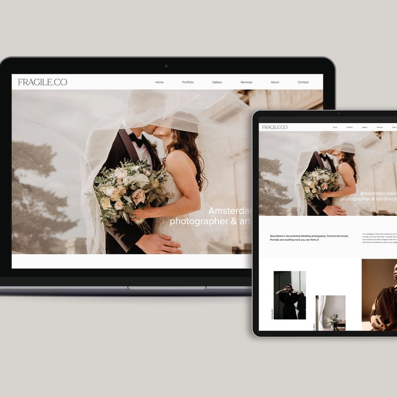 Photography Website - Etsy