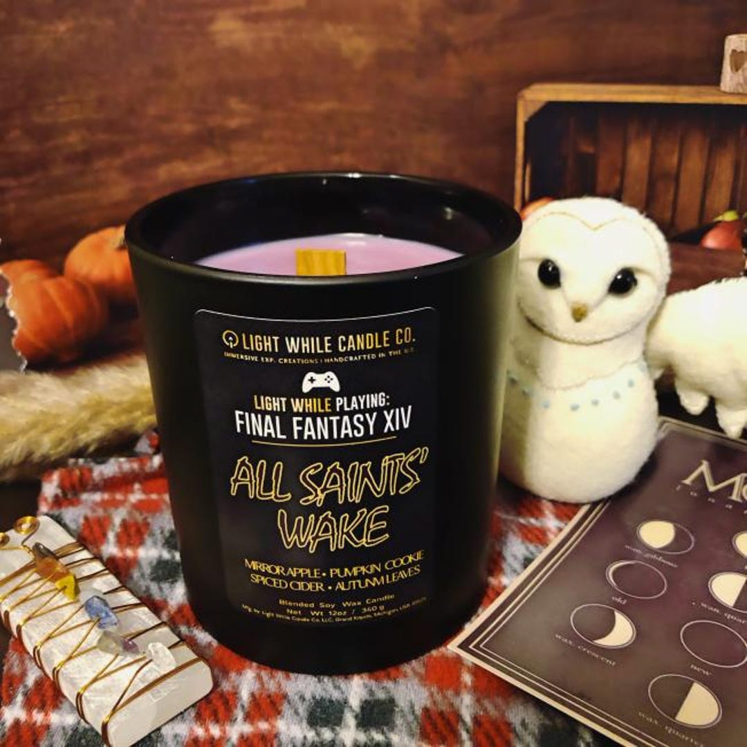 All Saints' Wake Candle: FFXIV Inspired Autumn Soy Candle - Etsy