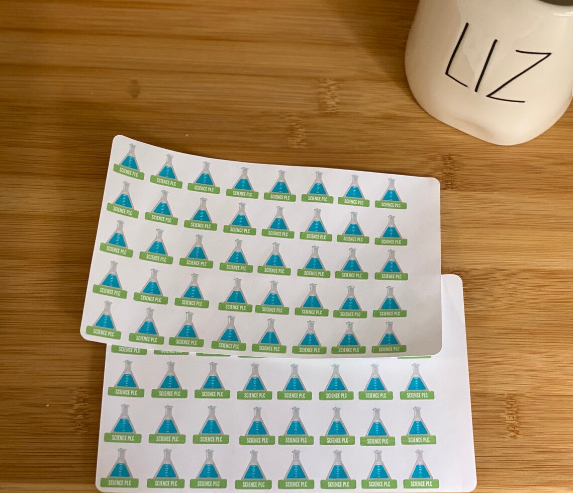 Science PLC Planner Stickers - Etsy