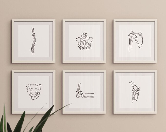 Human Anatomy Patent Prints Set of 3 Vintage Medical Wall Decor Gift ...
