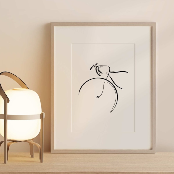 Abstract Bicycle Art - Etsy