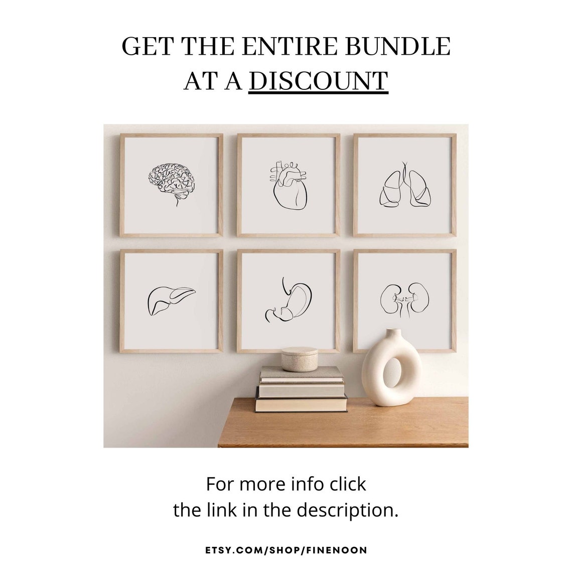 Anatomical Heart Line Art Minimal Cardiac Printable Wall Art - Etsy